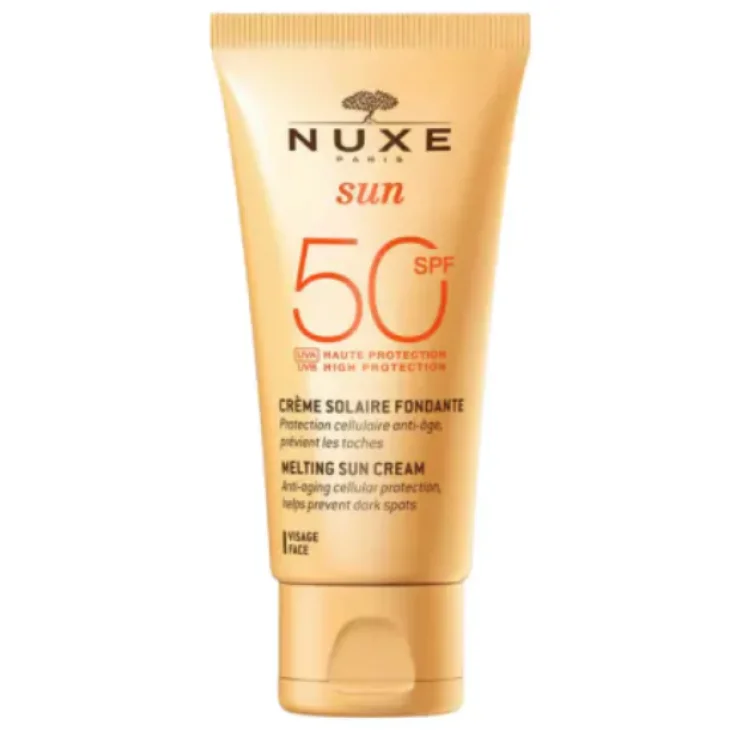 Nuxe Sun Crema Solare Anti Età Viso Antimacchie SPF 50+ 50 ml